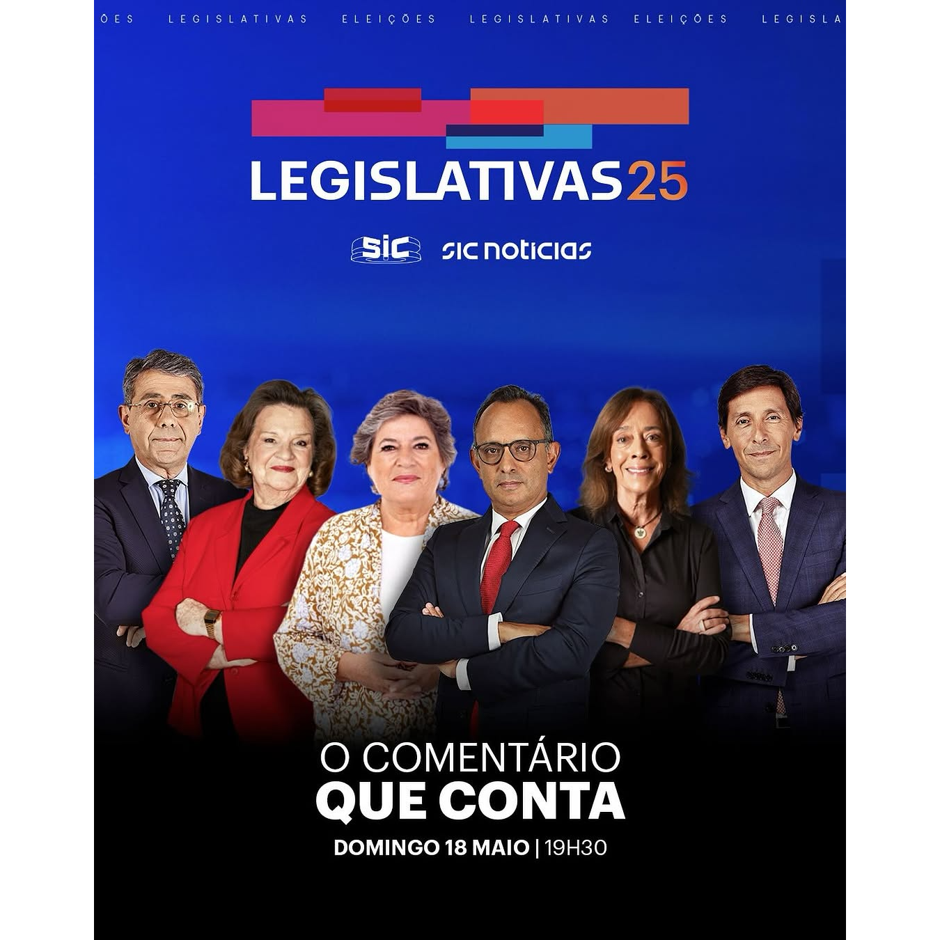 Legislativas 2025: Grande Noite Eleitoral na SIC e SIC Notícias Legislativas 2025: todos os ...